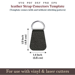 Bag Strap Connector SVG PDF Template, Bag Strap Anchor, Handbag Clasp ...