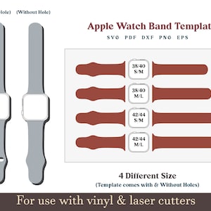 Apple Watch Band SVG Template, Iwatch Band Svg, Watch Band Jig PNG ...