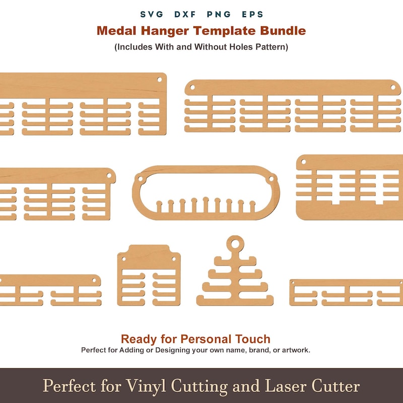 Medal Hangers Templates - Etsy