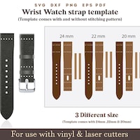 Watch Band SVG Template - Etsy