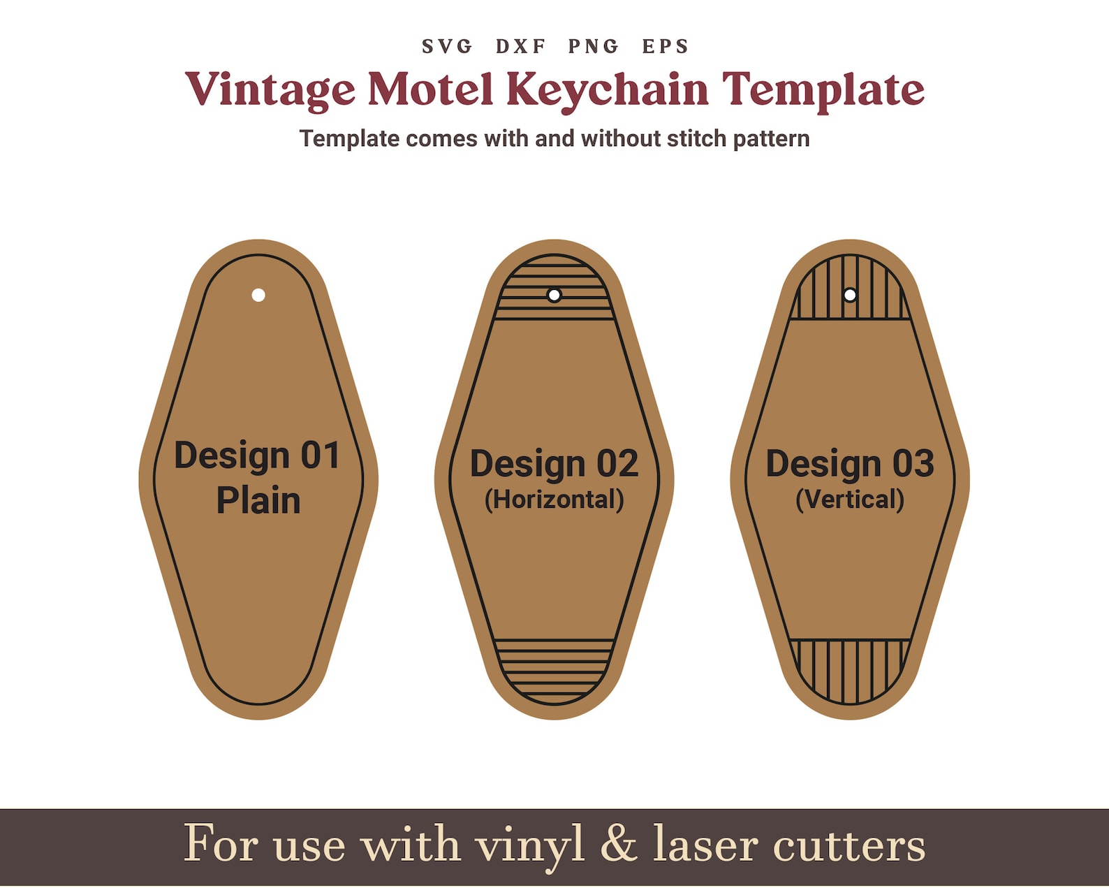 Vintage Motel Keychain Svg Template, Retro Motel Keychain Svg, Hotel ...