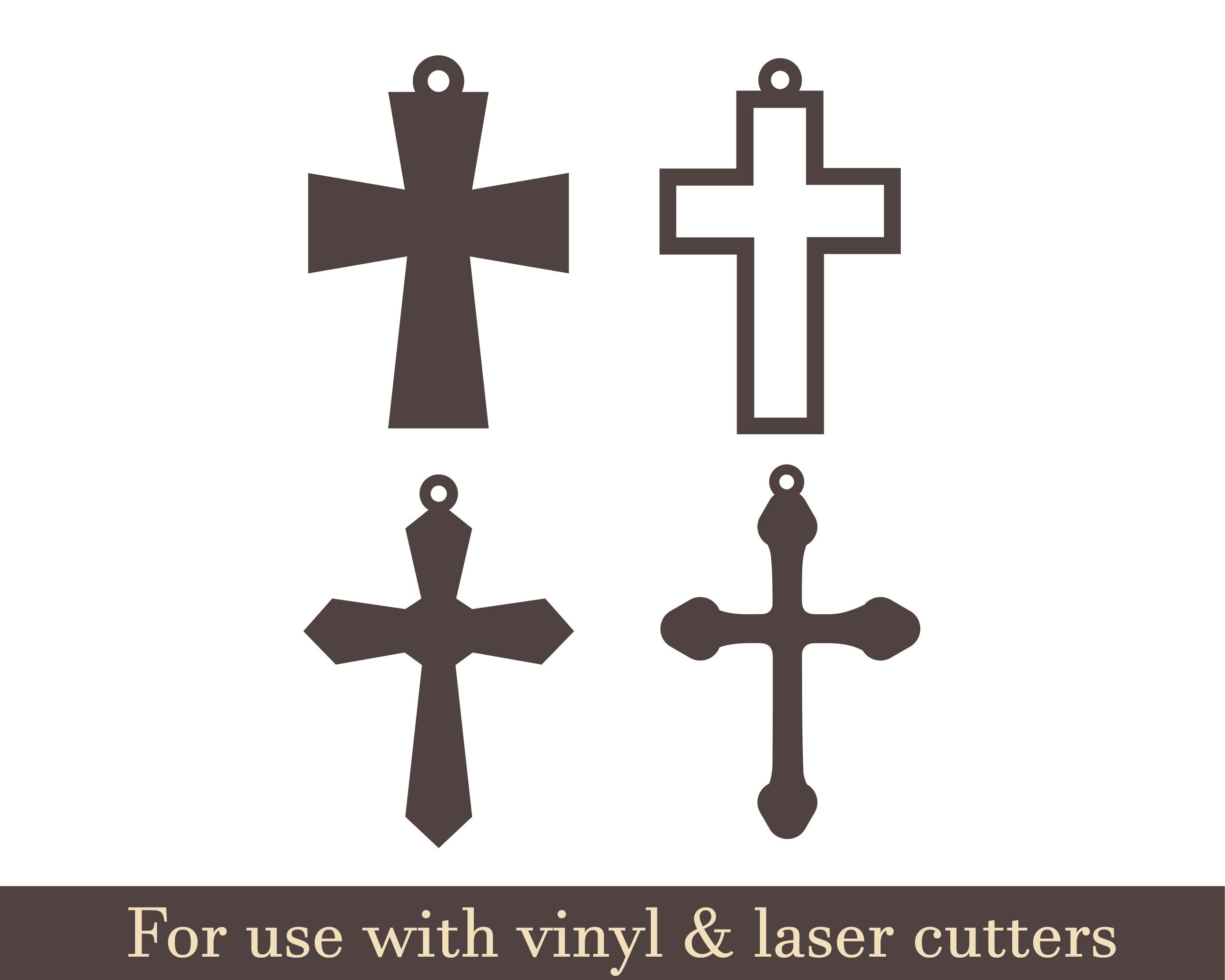 Cross Dangle Svg Cross Earring Svg Earrings Svg Cross - Etsy