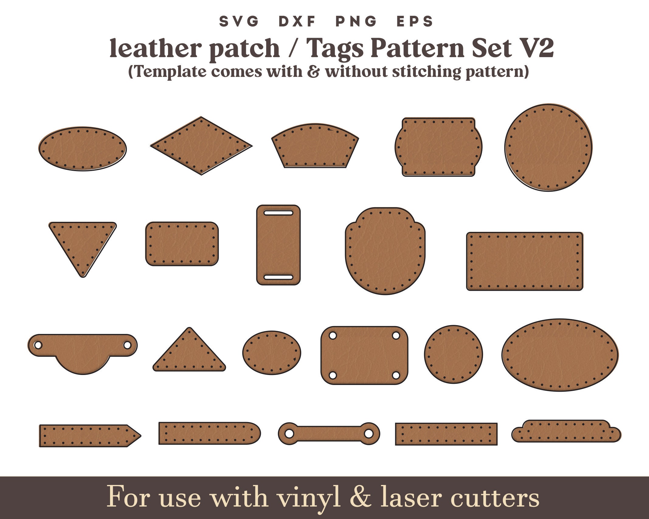 Leather Patch Svg, Leather Tags Svg, 21 Set Hat Patches Svg, Leather ...