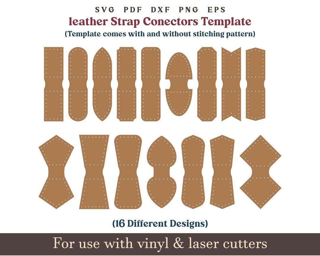 Bag Strap Connector SVG PDF Template, Bag Strap Anchor, Handbag Clasp ...