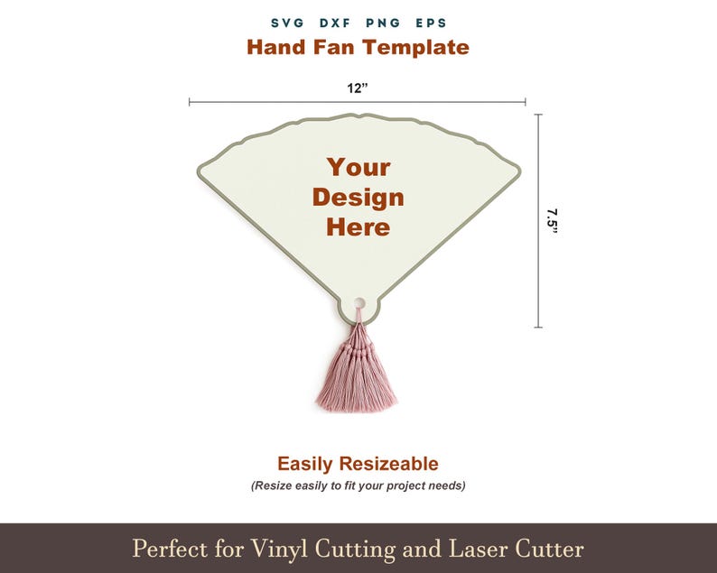 Hand Fan Template SVG, Wedding Fan Svg Pattern, Church Fan Svg, Paddle ...