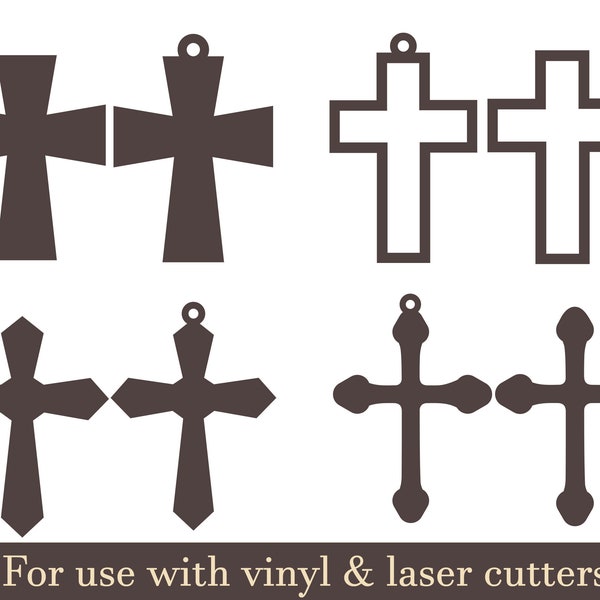 Cross Necklace Svg - Etsy