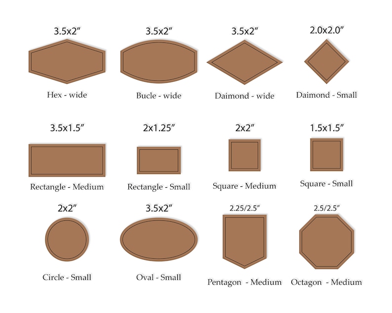 Leather Patch Svg, 12 Set Leather Hat Patches Svg, Leather Shape Svg ...
