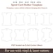 Spool Card Keeper SVG, Ribbon Spools Organizer Card PDF Template, Spool ...