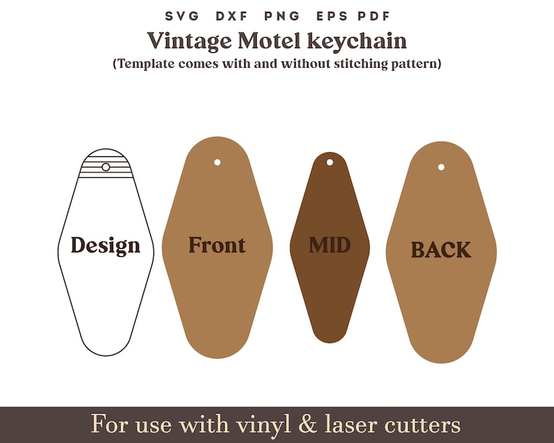 Vintage Motel Keychain Template Motel Keychain Svg Hotel - Etsy