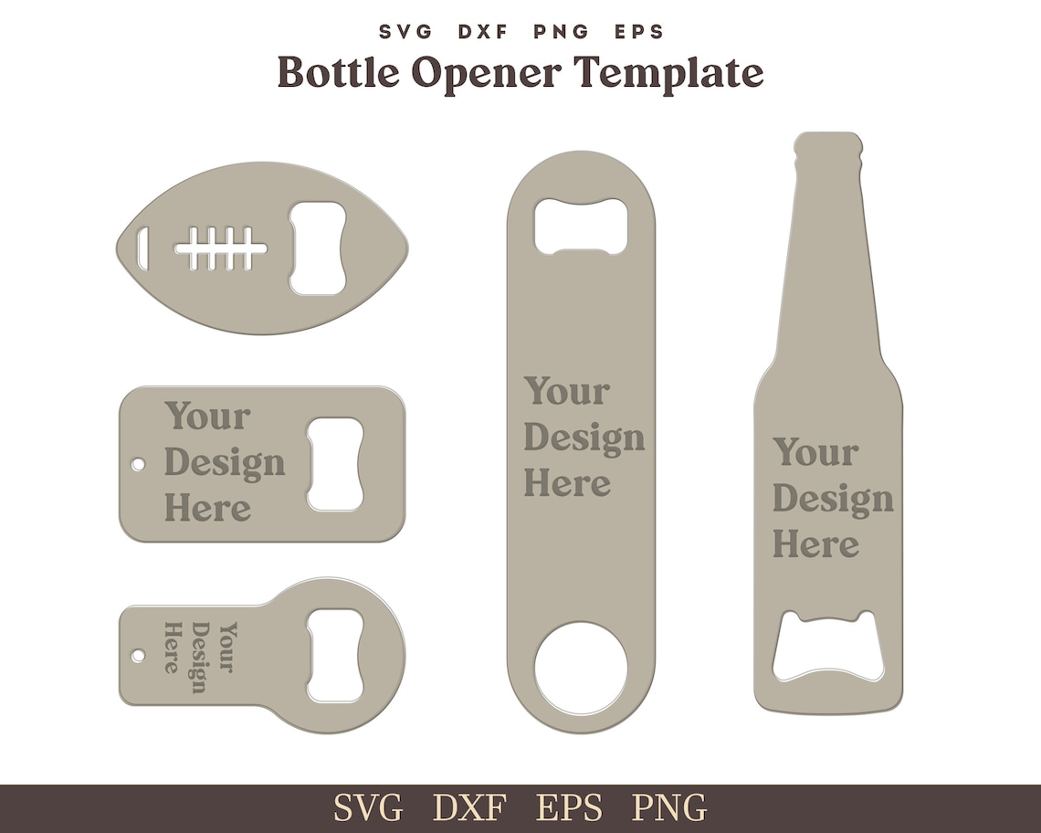 Bottle Opener Template, Bottle Opener Keychain Template, Keychain ...