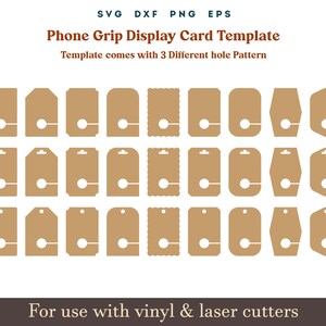 Pop Socket SVG, Pop Socket Phone Grip SVG Display Card Template, Pop ...