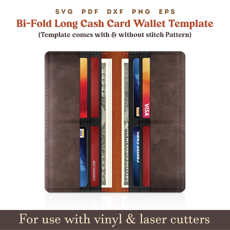 Bi Fold Wallet File - Etsy