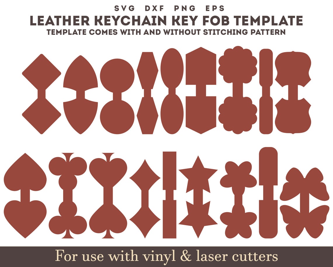 Leather Keychain Key Fob Template SVG Bundle Keychain SVG 18 - Etsy Leather Keychain Key Fob Template SVG Bundle Keychain SVG 18 - Etsy