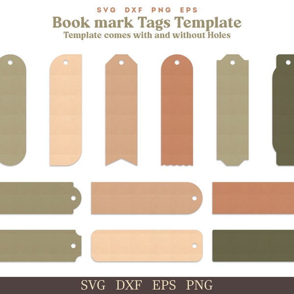 Bookmark Tags - Etsy