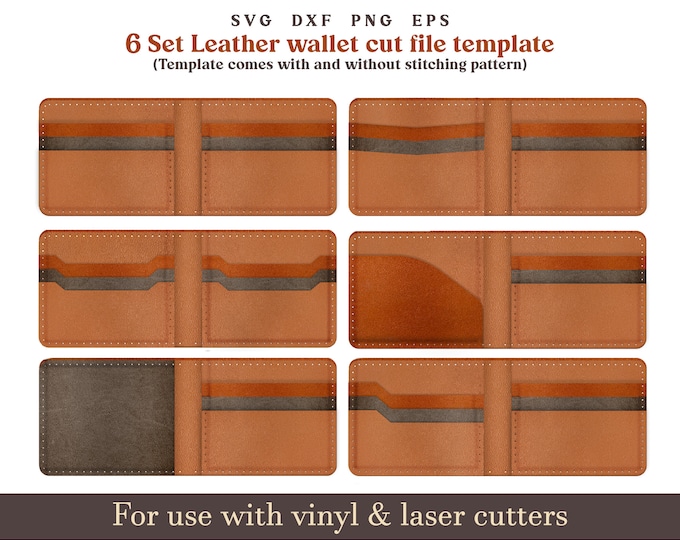 Bifold Wallet SVG - Etsy