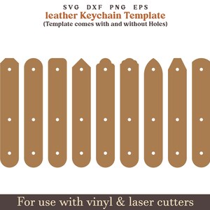 Leather Keychain Svg, 9 Set Leather Keychain Pattern Laser Cut File ...