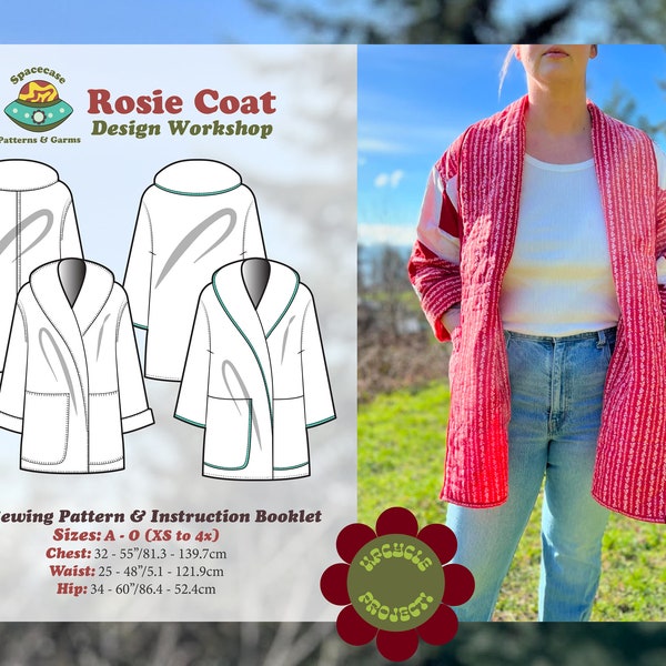 Wrap Coat Pattern - Etsy