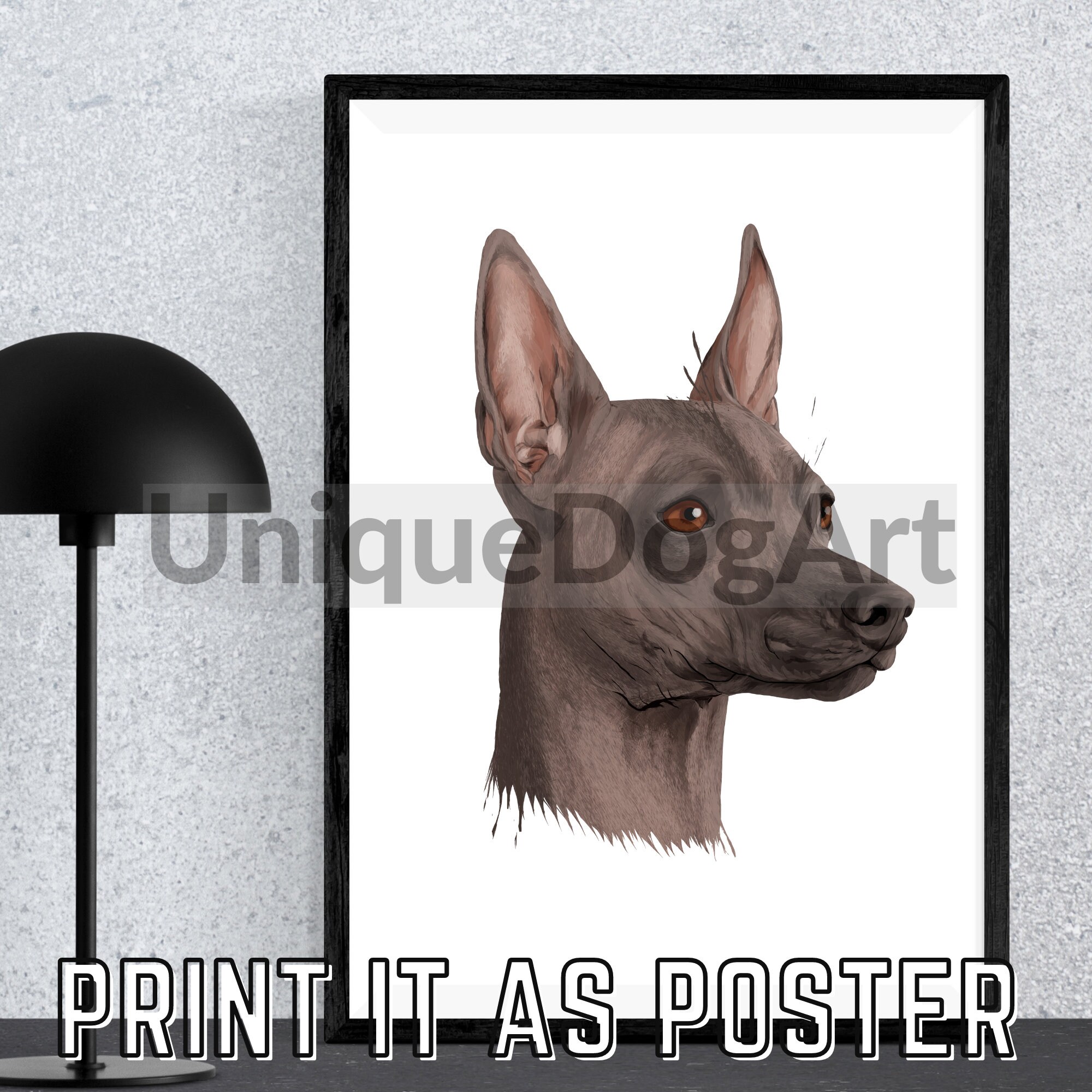 Unique Xoloitzcuintle PNG Clipart Sublimation Design Graphic Printable ...