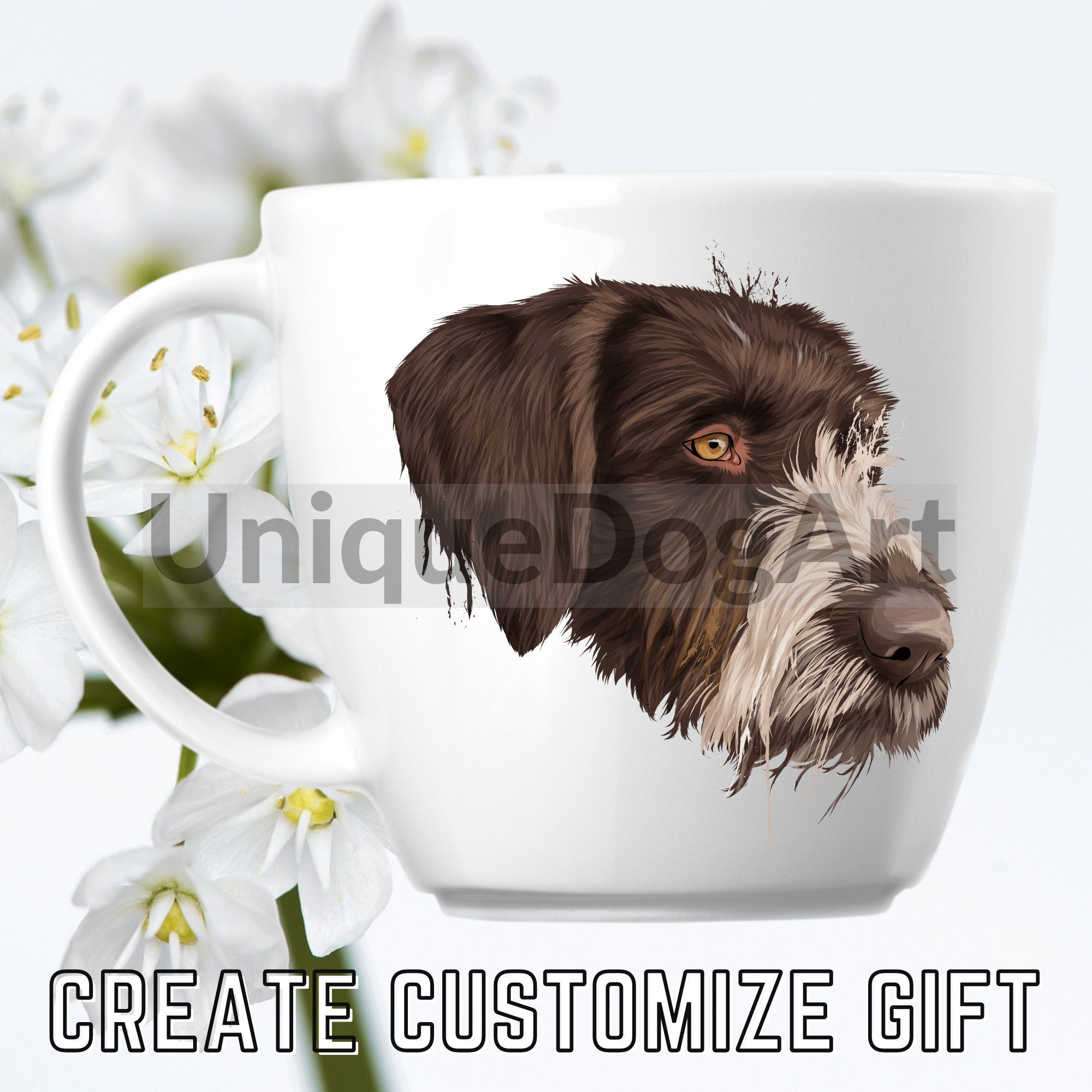 Unique German Wirehaired Pointer PNG Clipart Sublimation Design Graphic ...