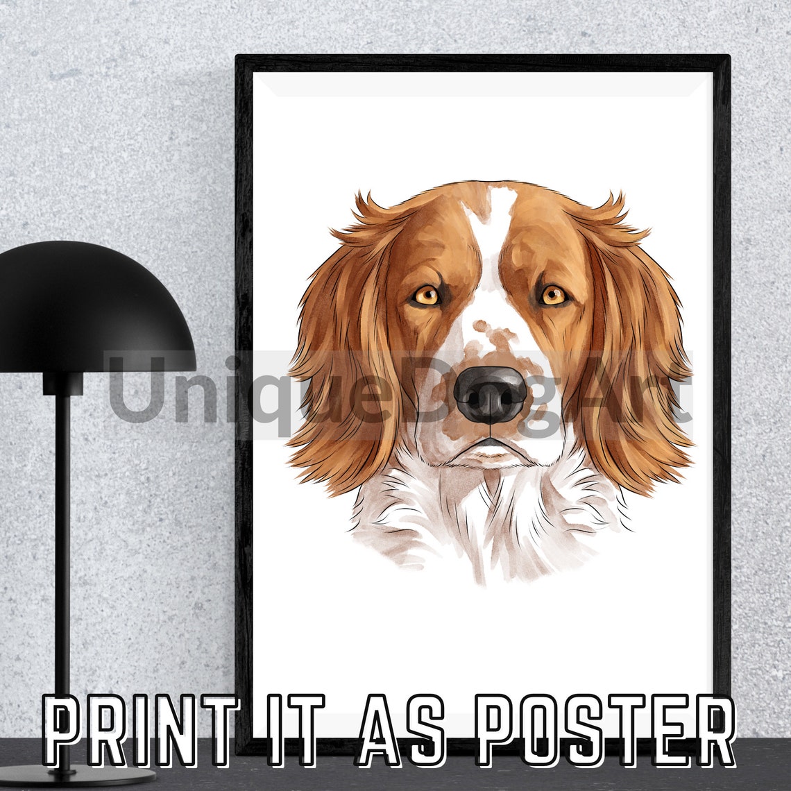 Unique Watercolor Welsh Springer Spaniel PNG Clipart Sublimation Design ...