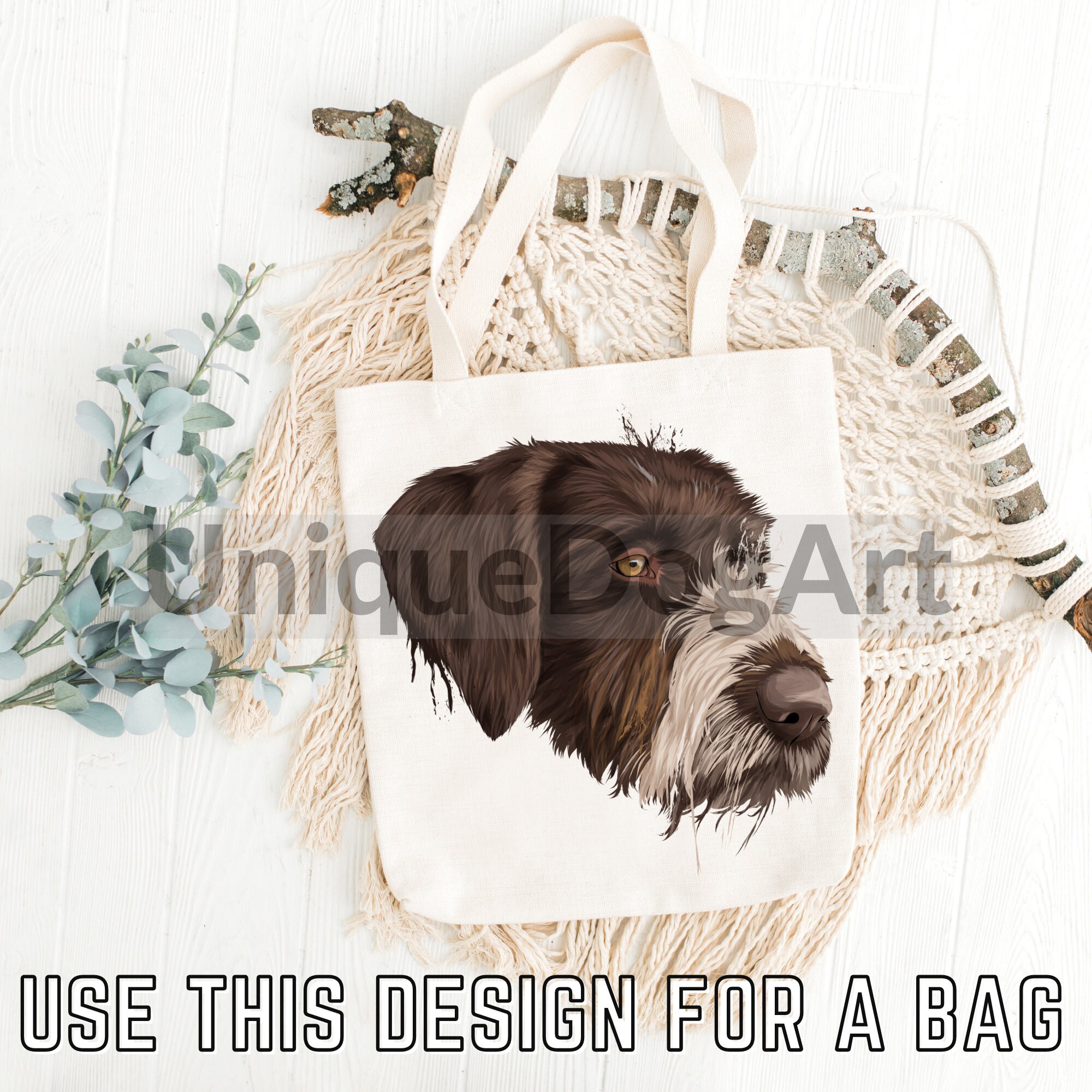 Unique German Wirehaired Pointer PNG Clipart Sublimation Design Graphic ...