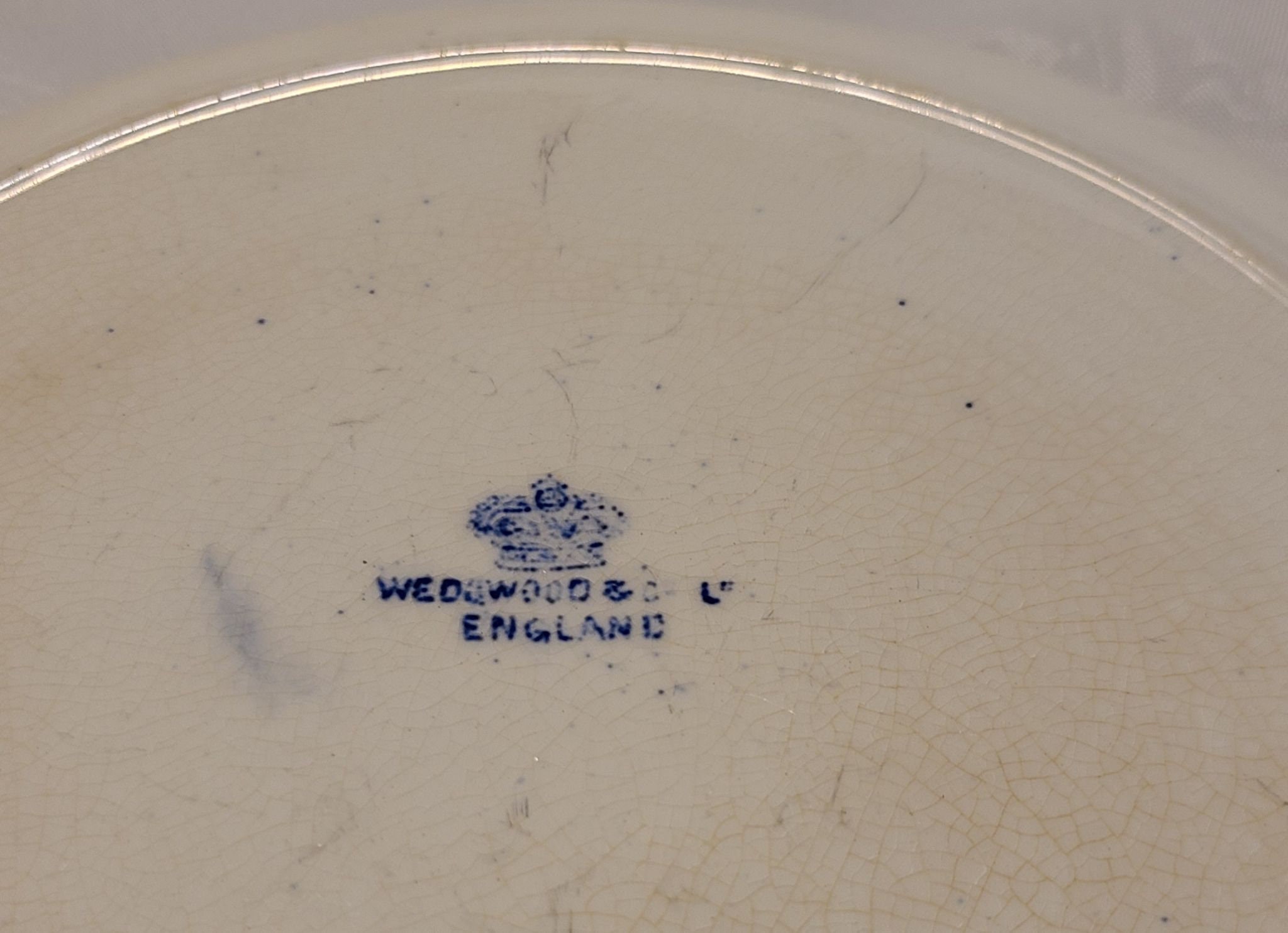 Wedgewood Blue Willow Plate - Etsy