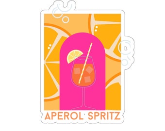 Aperol Spritz Sticker - Etsy