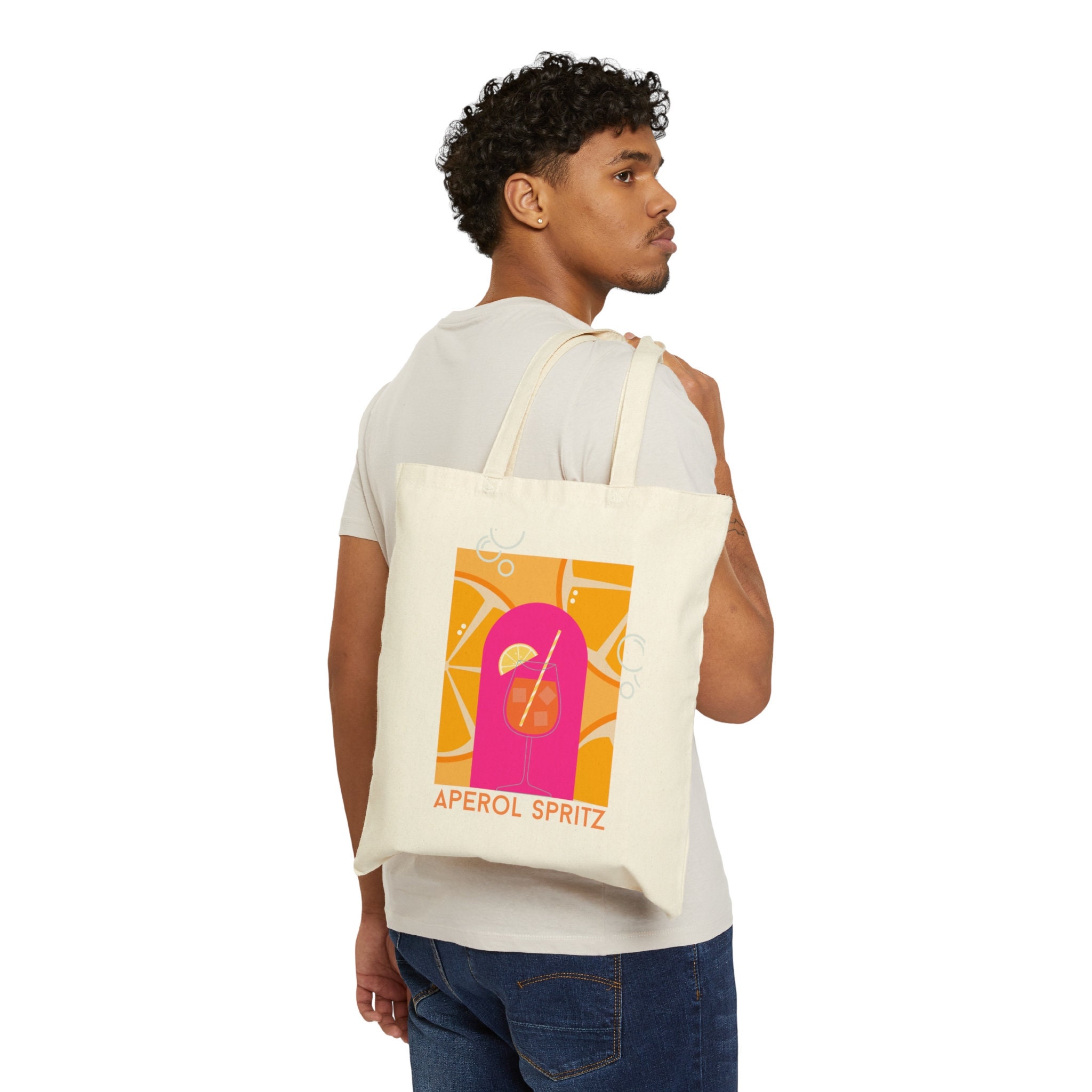 Aperol Spritz Tote Bag - Natural - Etsy
