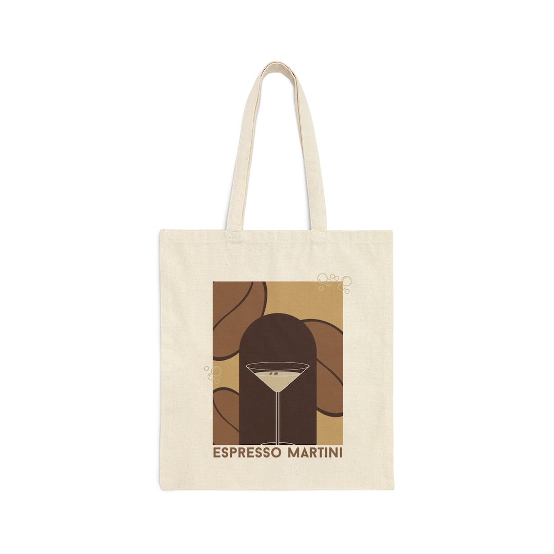 Espresso Martini Tote Bag - Natural - Etsy