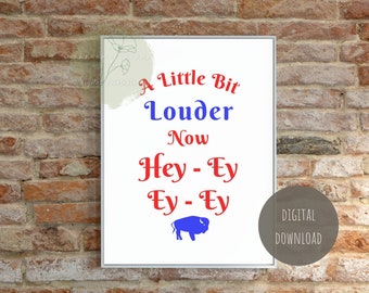 Buffalo Bills Print Art - Etsy