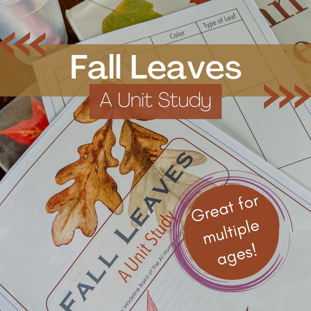 Fall Leaves A Unit Study - Etsy