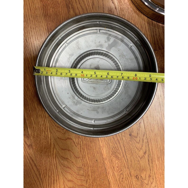 Vintage Ford Fairlane FOUR Hubcap Wheels Covers Center Caps Chrome Near ...