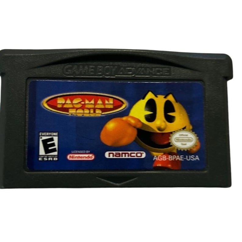 Pac-man World & Ms. Pac-man Maze Madness GBA Game Lot Tested Nintendo ...