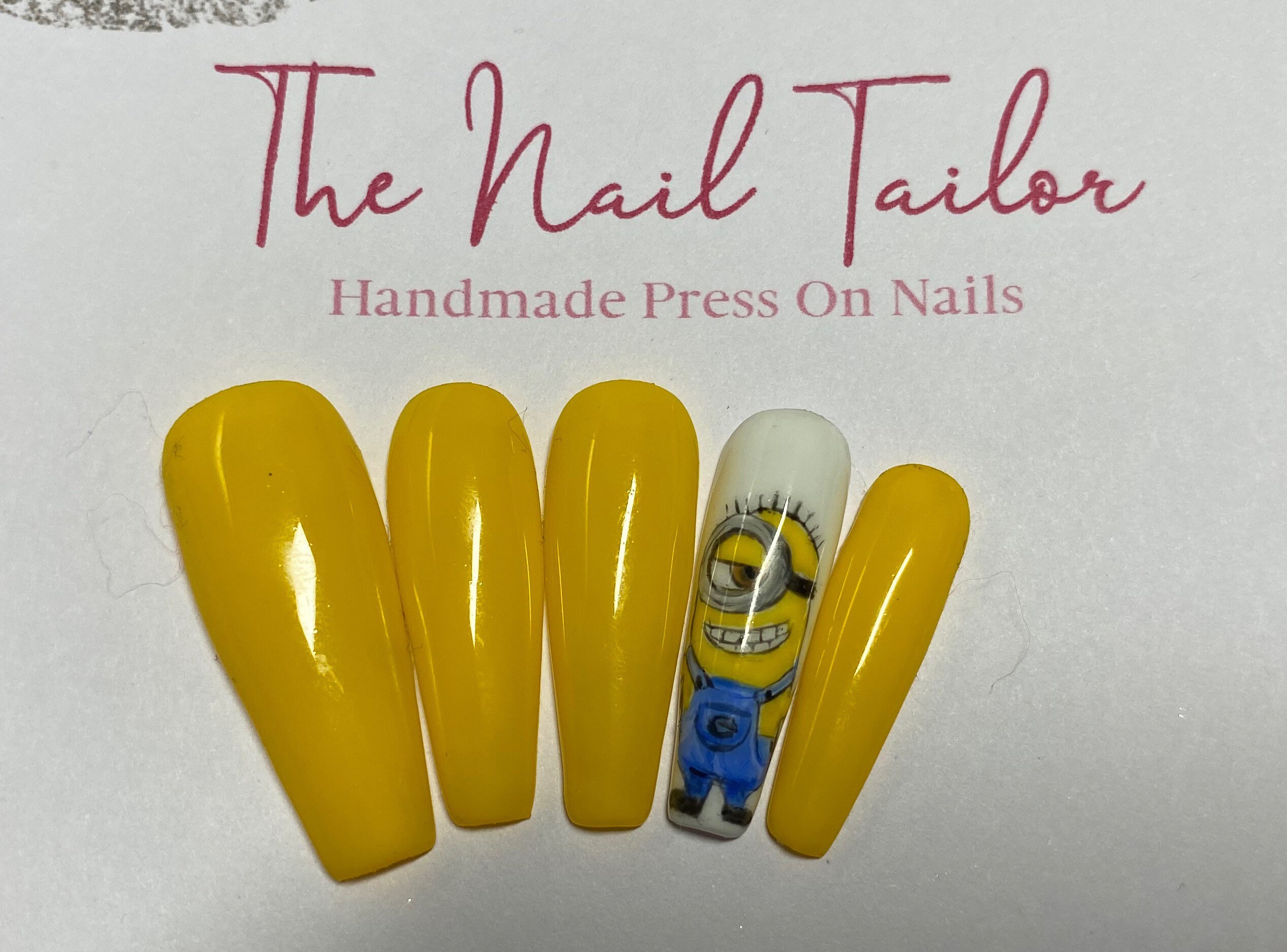 Minion Inspired Press on Nails - Etsy