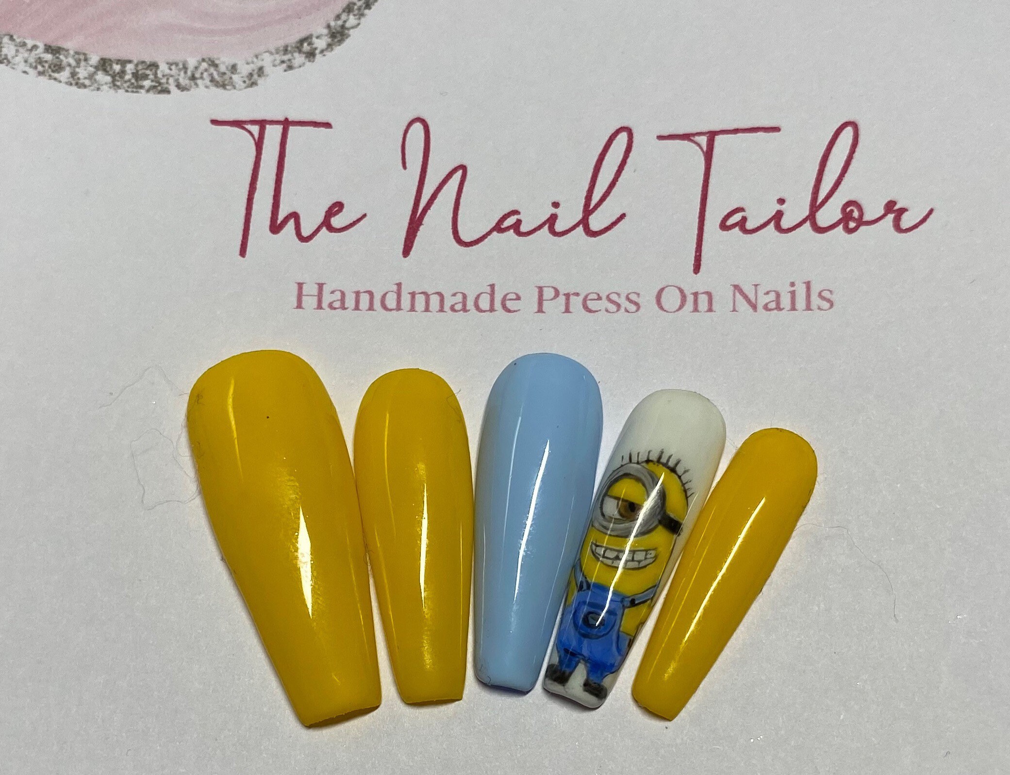 Minion Inspired Press on Nails - Etsy