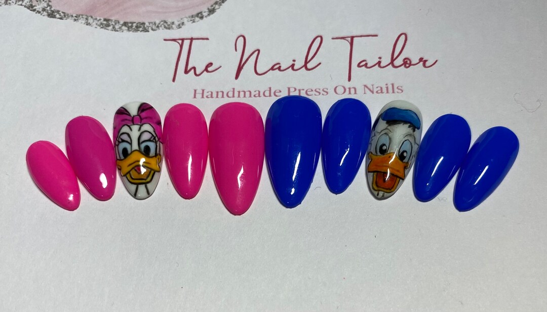 Disney Donald Duck Press on Nails - Etsy