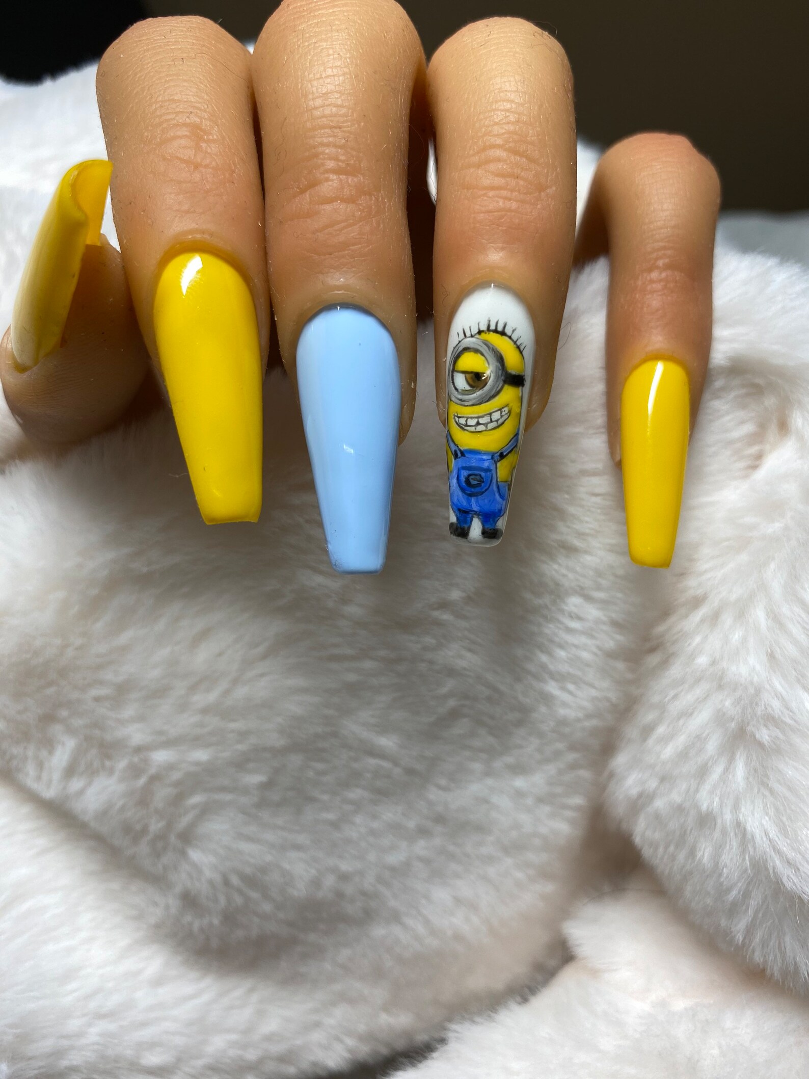 Minion Inspired Press on Nails - Etsy