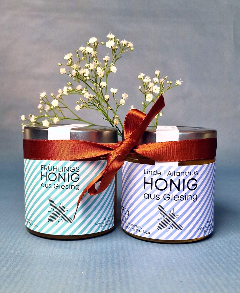 Spring and Summer in a Glass Gift Package With Honey From Munich From ...