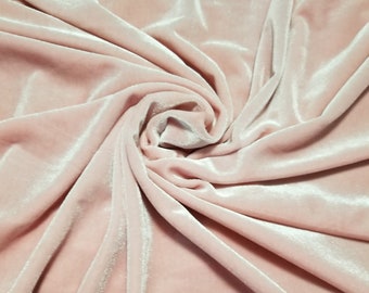 Pink Blush Velvet Dress - Etsy