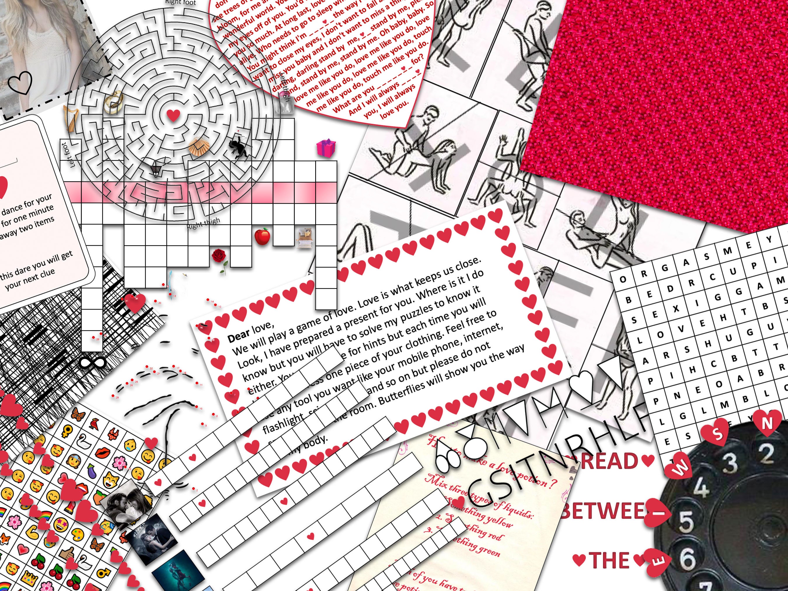 Sexy Escape Room Game - Love Game | Valentine's Day Escape Room ...