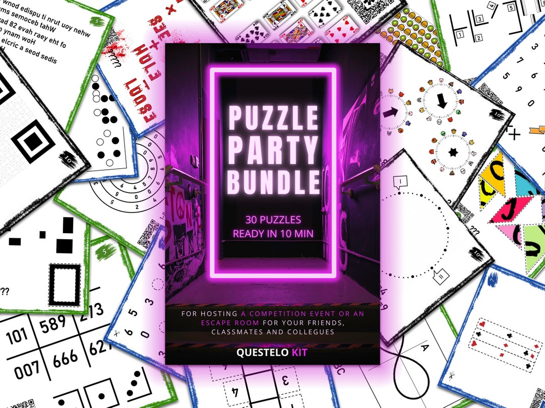 Escape Room Game - Puzzle Party Bundle | Printable Escape Room ...