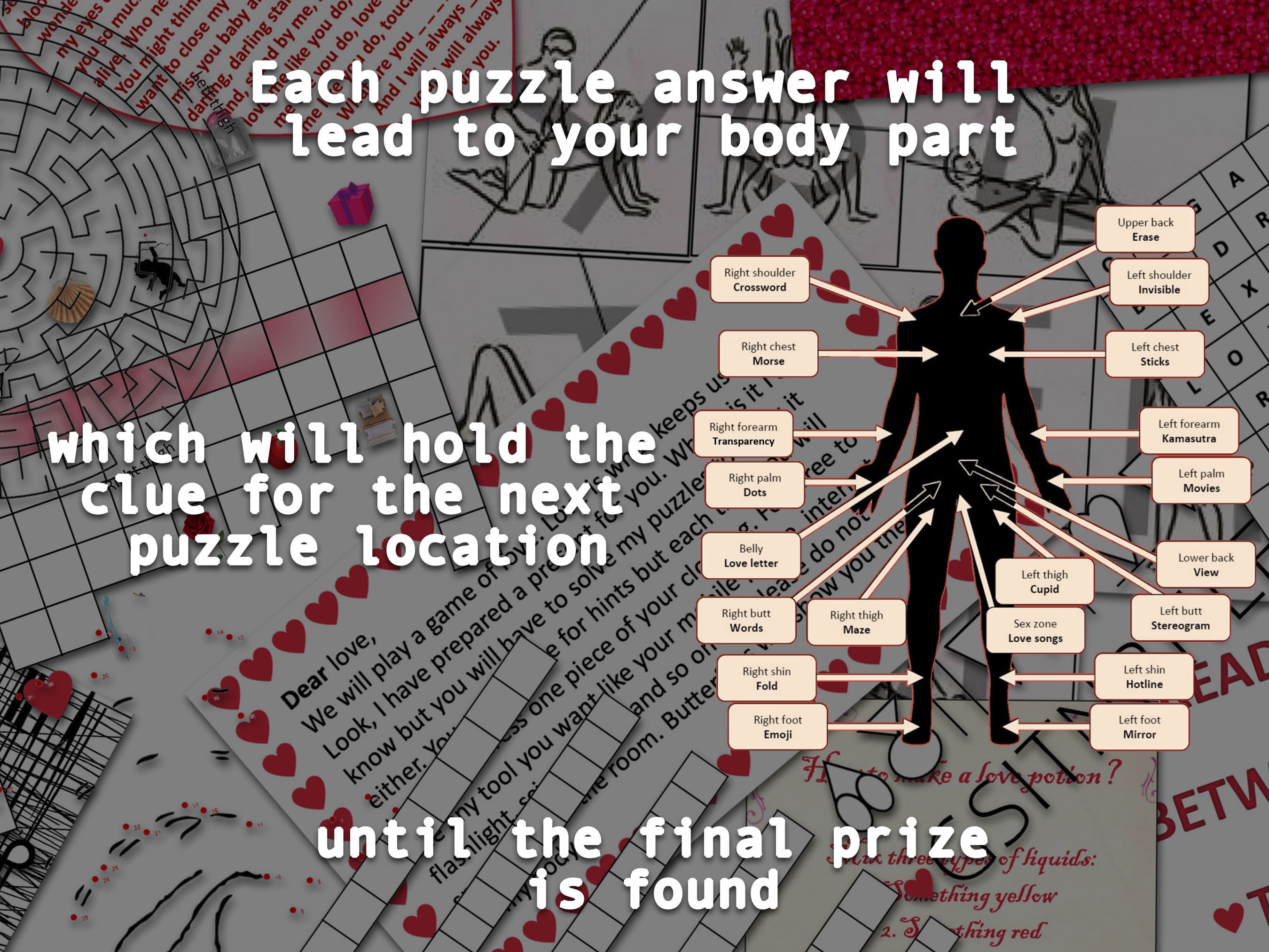 Sexy Escape Room Game - Love Game | Valentine's Day Escape Room ...