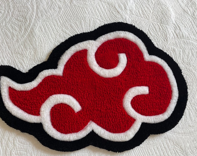 Naruto Akatsuki Cloud Rug - Etsy