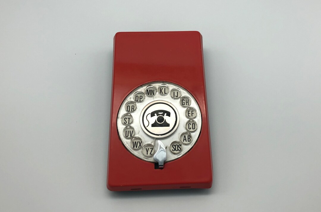 Red Telephone Directory With Vintage Roulette Collectible and ...