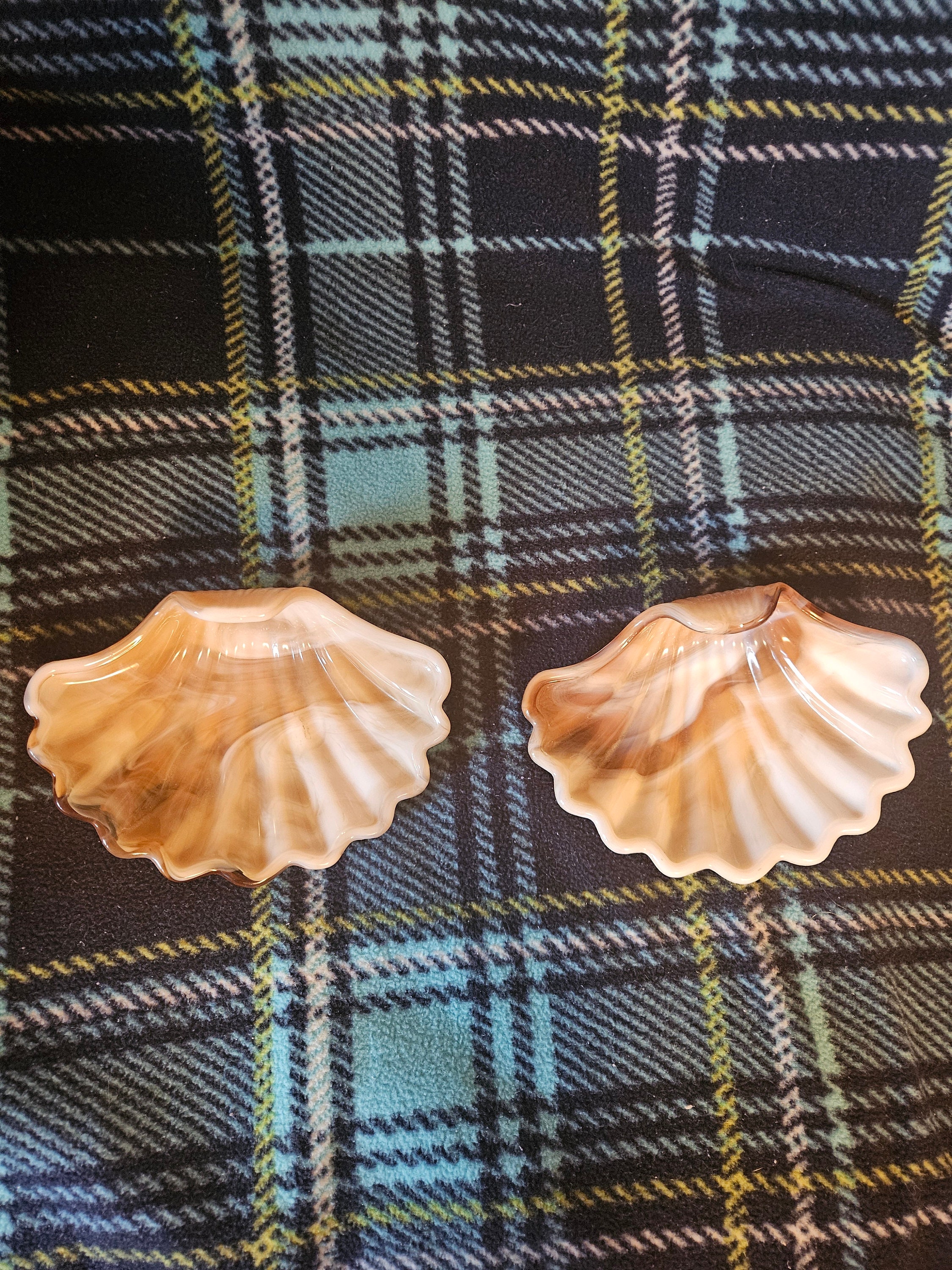 Slag Glass Seashells - Etsy