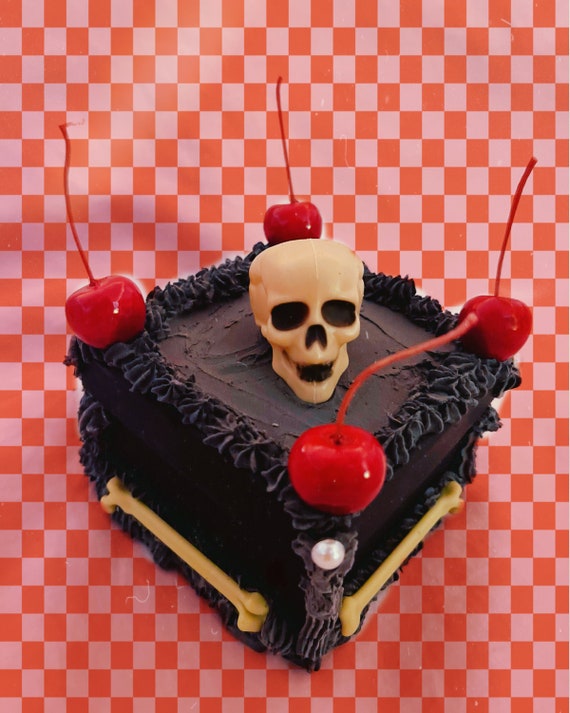 Halloween Square Faux Cake - Etsy