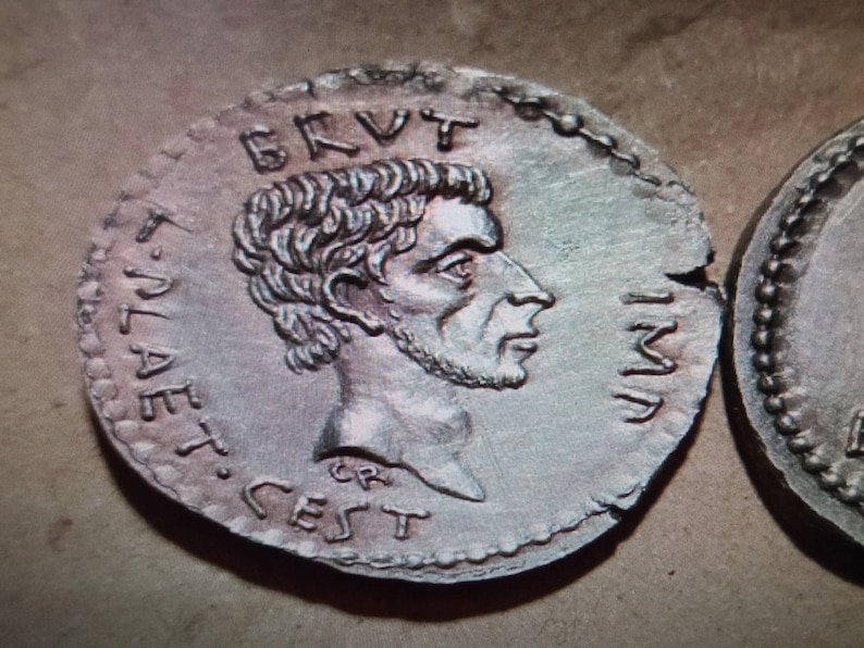 Brutus Eid Mar Aureus Coin Denier Dener Denarius Brut Caesar ...