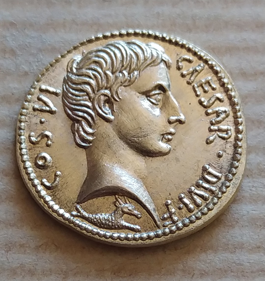 Rare Octavian Augustus Coin, Ancient Roman Empire Denarius Coin, Silver ...