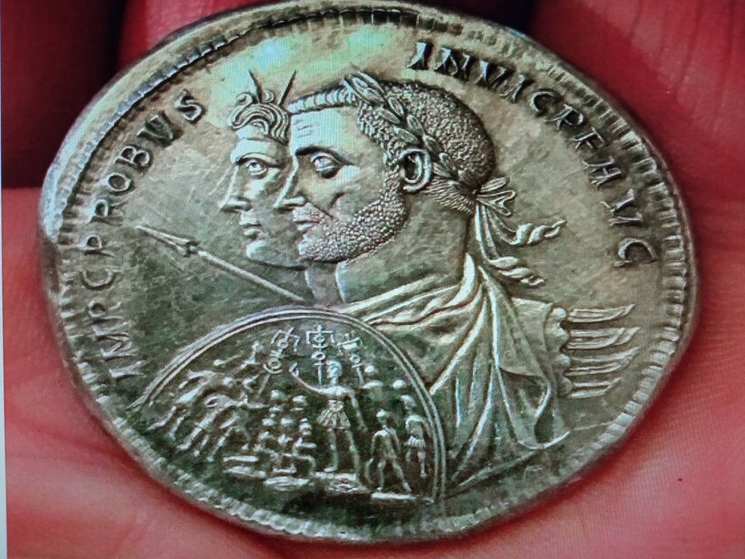 Probus Medallion of 4 Siliqua Reproductions Ancient Coins - Etsy