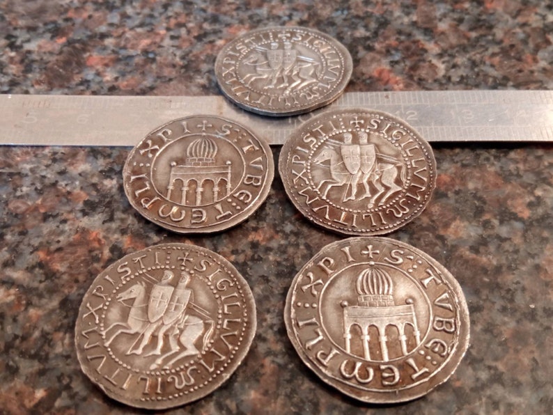 1 Templar Seal Medal Dome of the Rock Knights Templar Seal Masonic - Etsy